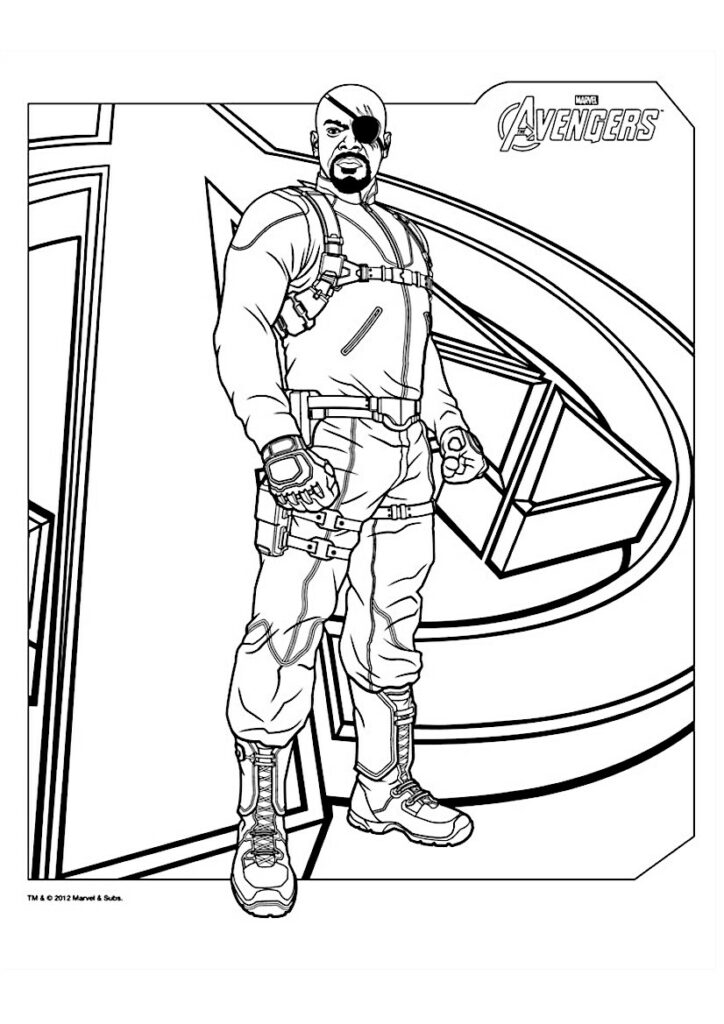Avengers da Colorare : 27 disegni da stampare (GRATIS)