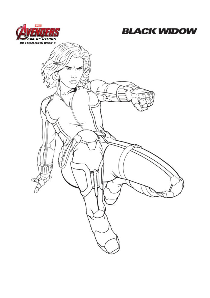 Avengers da Colorare : 27 disegni da stampare (GRATIS)