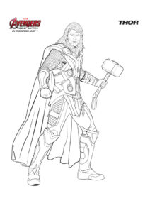 Avengers da Colorare : 27 disegni da stampare (GRATIS)