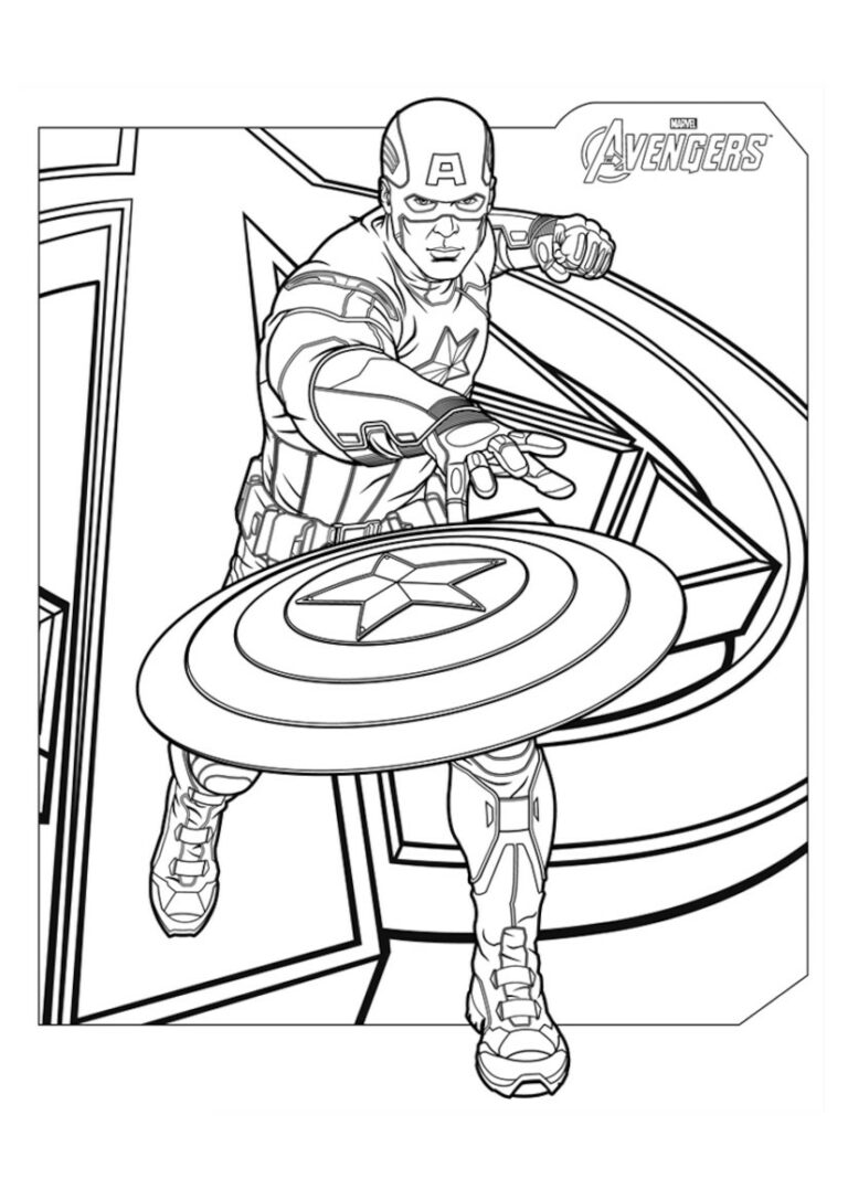 Avengers da Colorare : 27 disegni da stampare (GRATIS)