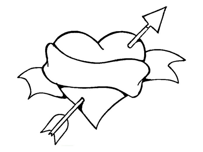 Cuore Disegno : 30 immagini da stampare ️