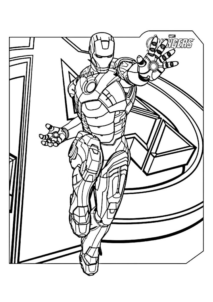 Avengers da Colorare : 27 disegni da stampare (GRATIS)