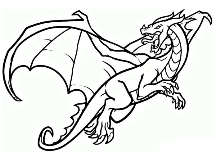 Drago Disegno : 50 immagini da colorare (GRATIS) 🐉