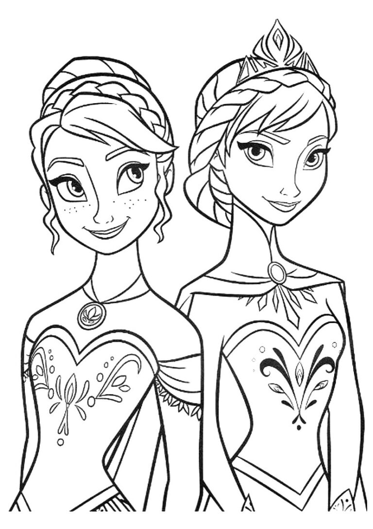 Frozen da Colorare : 20 disegni da stampare 👸