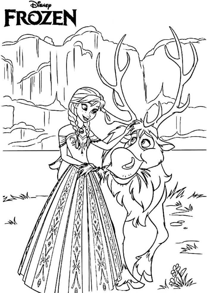 Frozen da Colorare : 20 disegni da stampare 👸