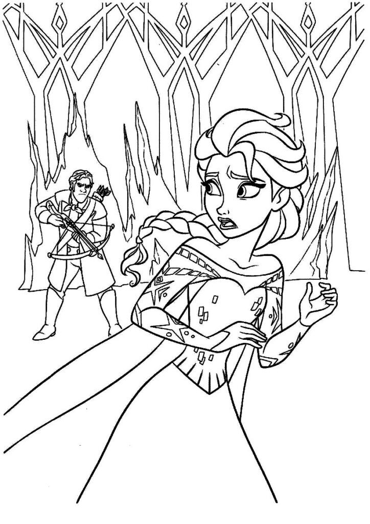 Frozen da Colorare : 20 disegni da stampare 👸