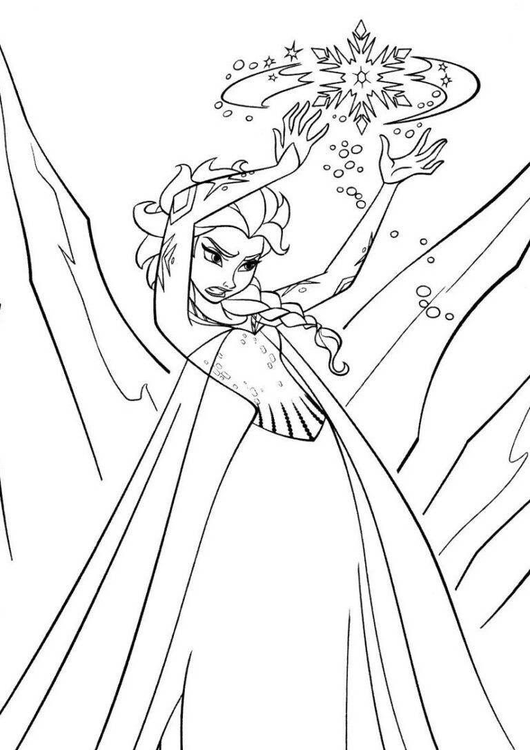 Frozen da Colorare : 20 disegni da stampare 👸