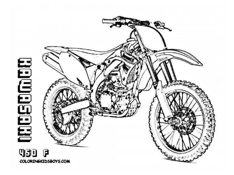 Disegni Moto da Colorare GRATUITI 🏍️