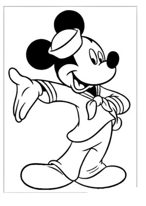 Topolino da Colorare : 30 disegni da stampare (GRATUITO)