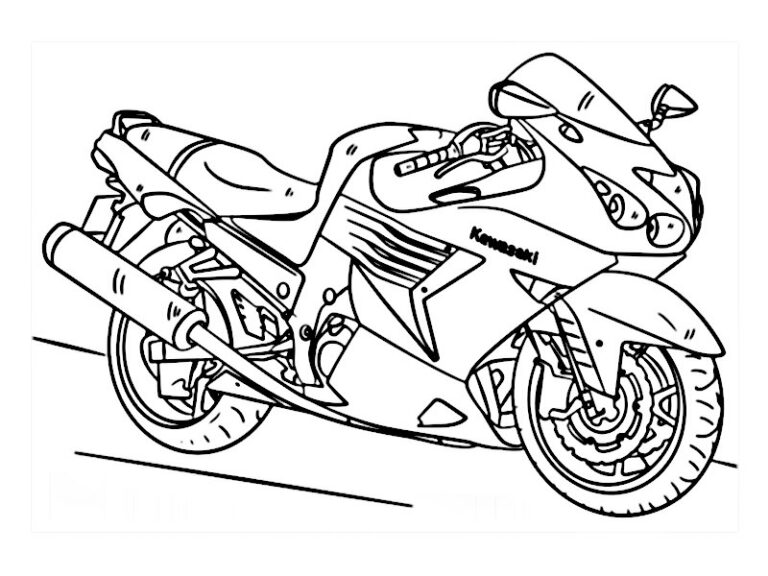 Disegni Moto da Colorare GRATUITI 🏍️