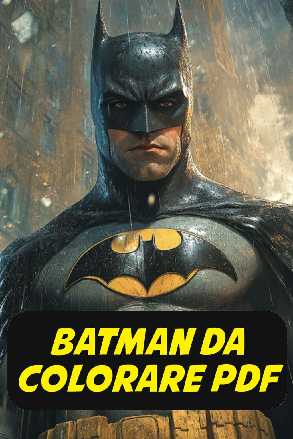 Batman da Colorare : 25 Disegni da stampare (PDF)