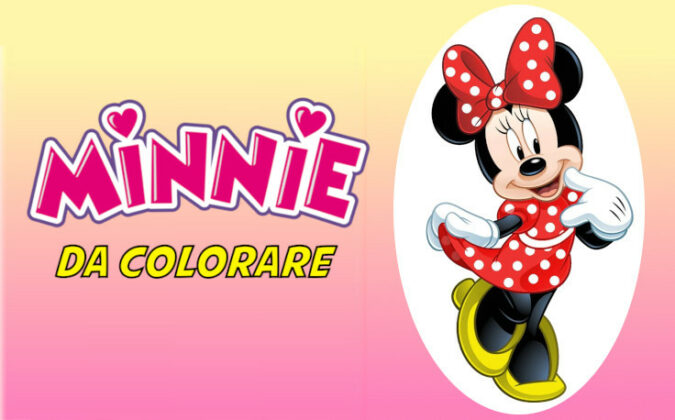 Minnie da Colorare : 50 disegni da stampare (GRATUITO)