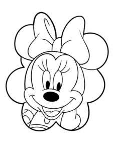 Minnie da Colorare : 50 disegni da stampare (GRATUITO)