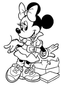 Minnie da Colorare : 50 disegni da stampare (GRATUITO)