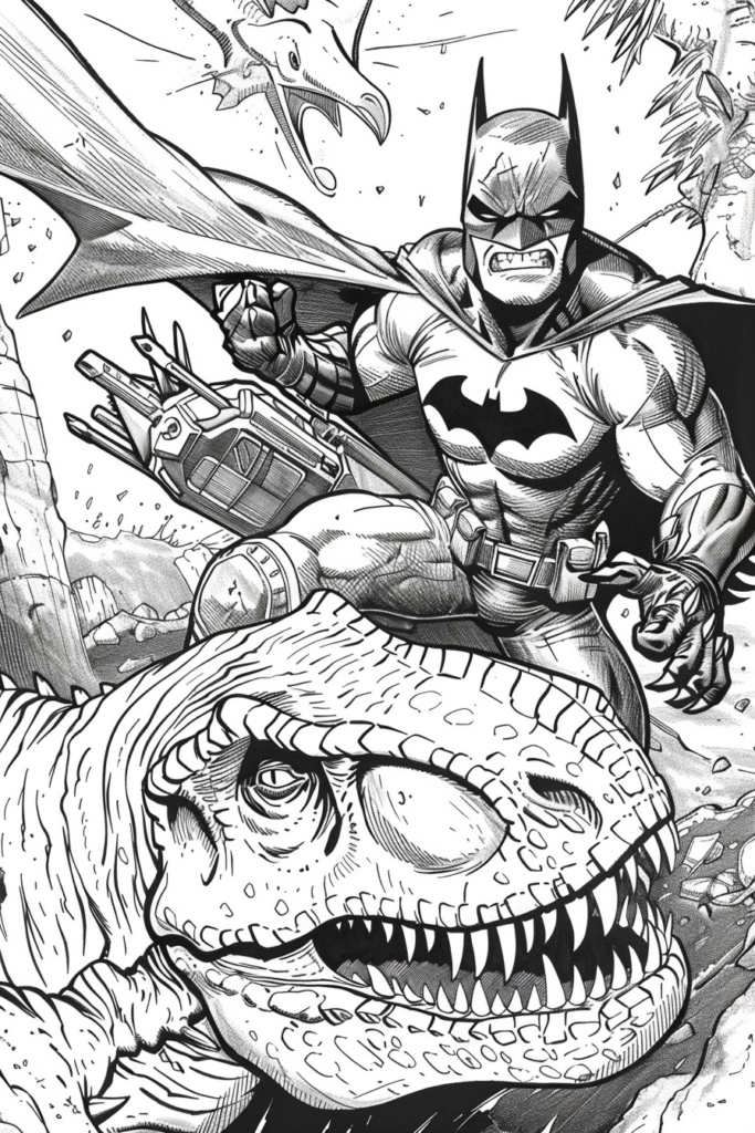 Disegni da Colorare Batman : 25 immagini da stampare