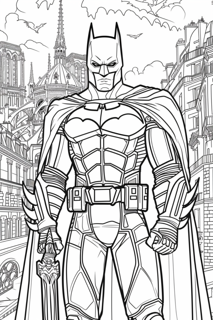 Disegni da Colorare Batman : 25 immagini da stampare