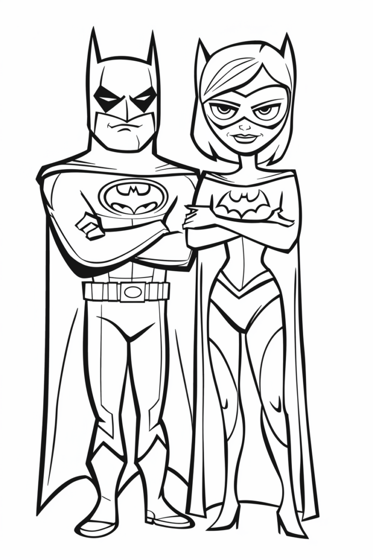 Disegni da Colorare Batman : 25 immagini da stampare