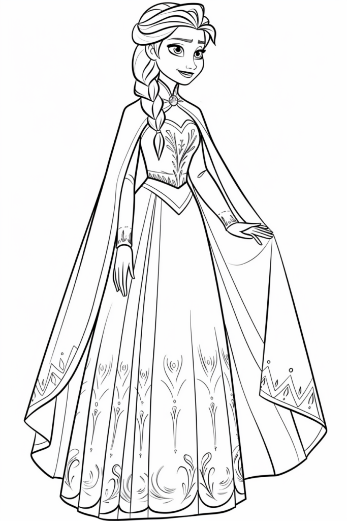 Disegni da Colorare di Frozen : 20 immagini da stampare 👸