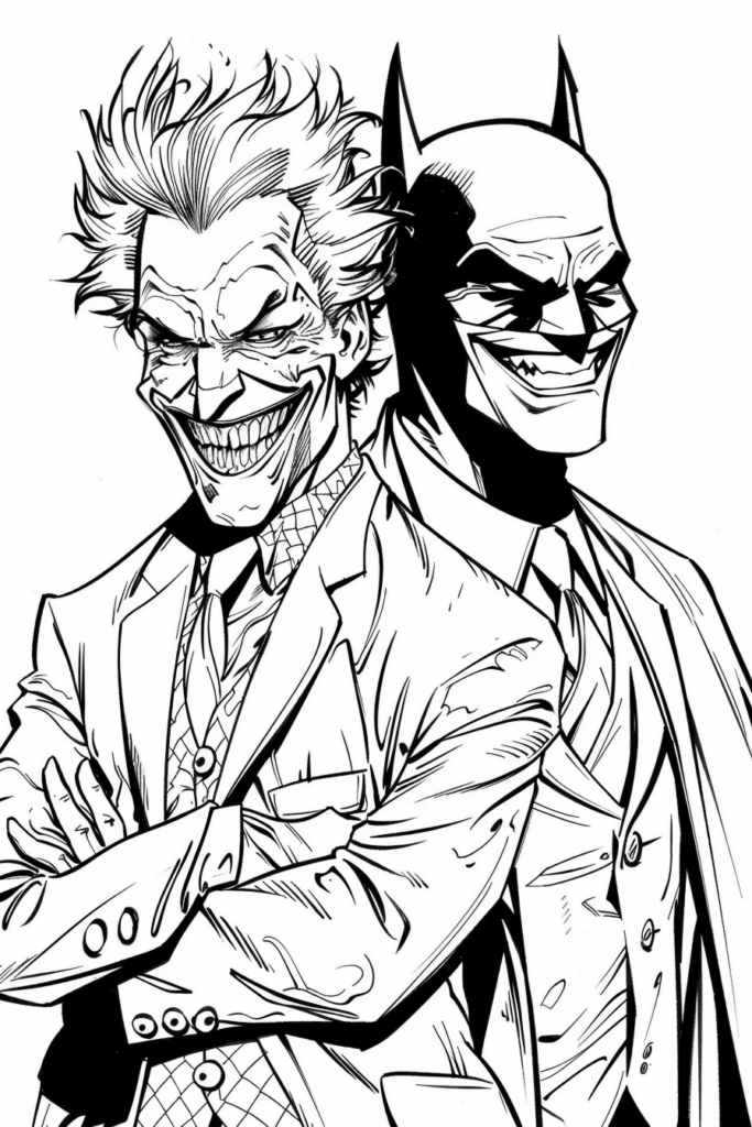 Disegni da Colorare Batman : 25 immagini da stampare