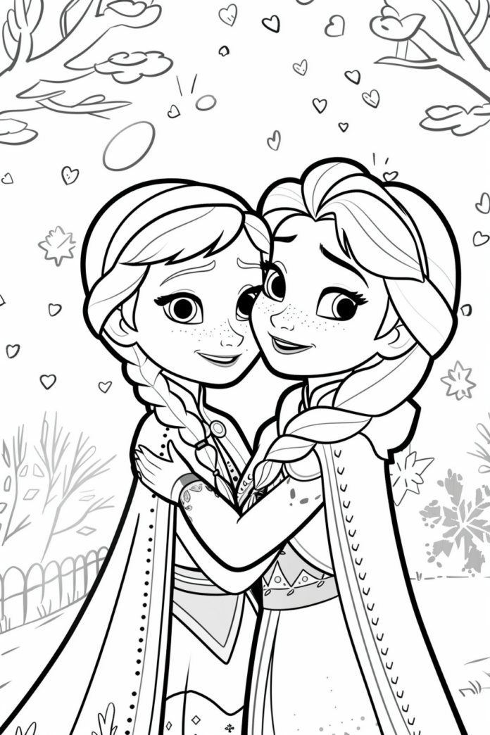 Disegni da Colorare di Frozen : 20 immagini da stampare 👸