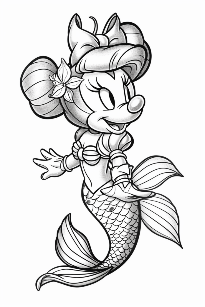 Disegni da Colorare Minnie : 33 immagini da stampare