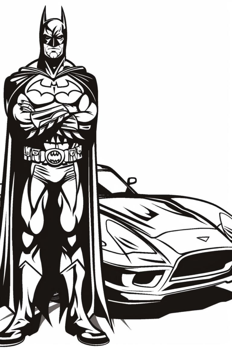 Disegni da Colorare Batman : 25 immagini da stampare