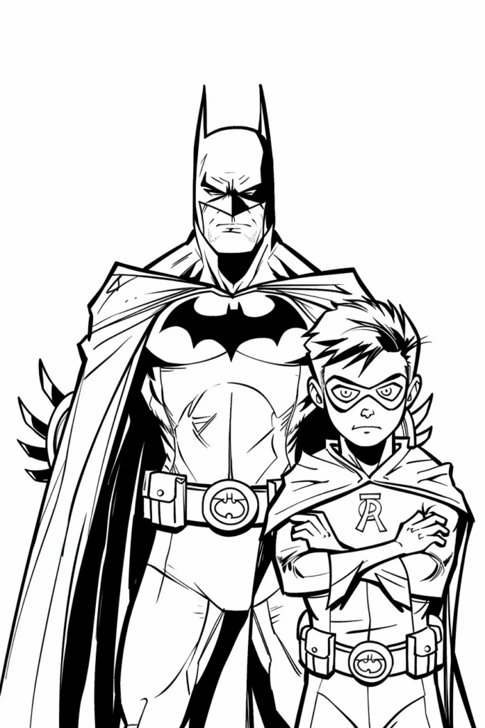 Disegni da Colorare Batman : 25 immagini da stampare