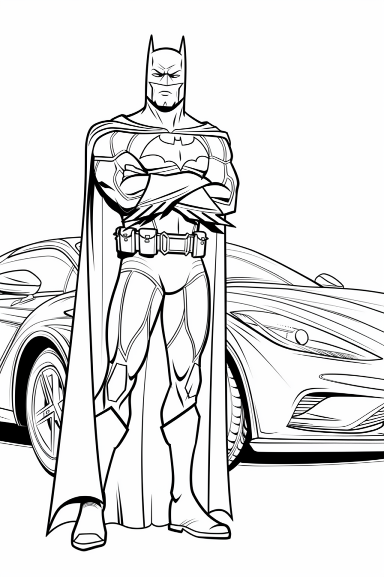 Disegni da Colorare Batman : 25 immagini da stampare