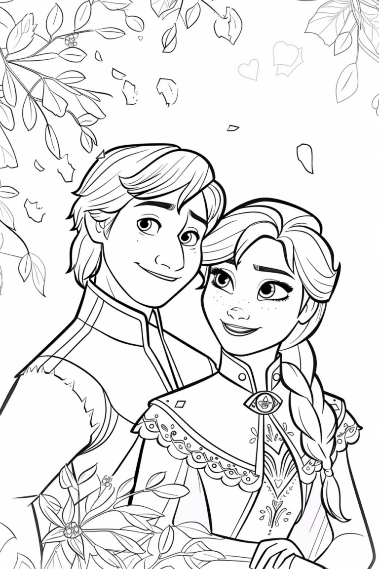 Disegni da Colorare di Frozen : 20 immagini da stampare 👸