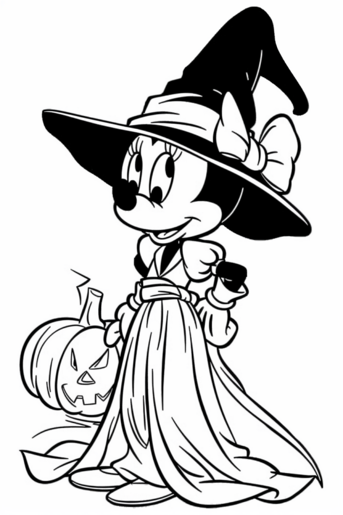 Disegni da Colorare Minnie : 33 immagini da stampare