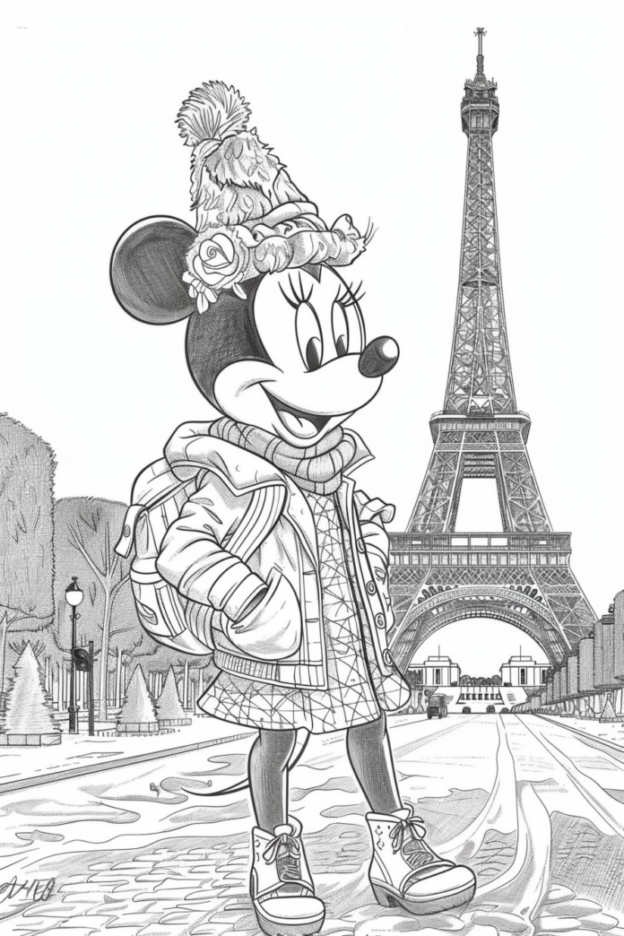 Disegni da Colorare Minnie : 33 immagini da stampare