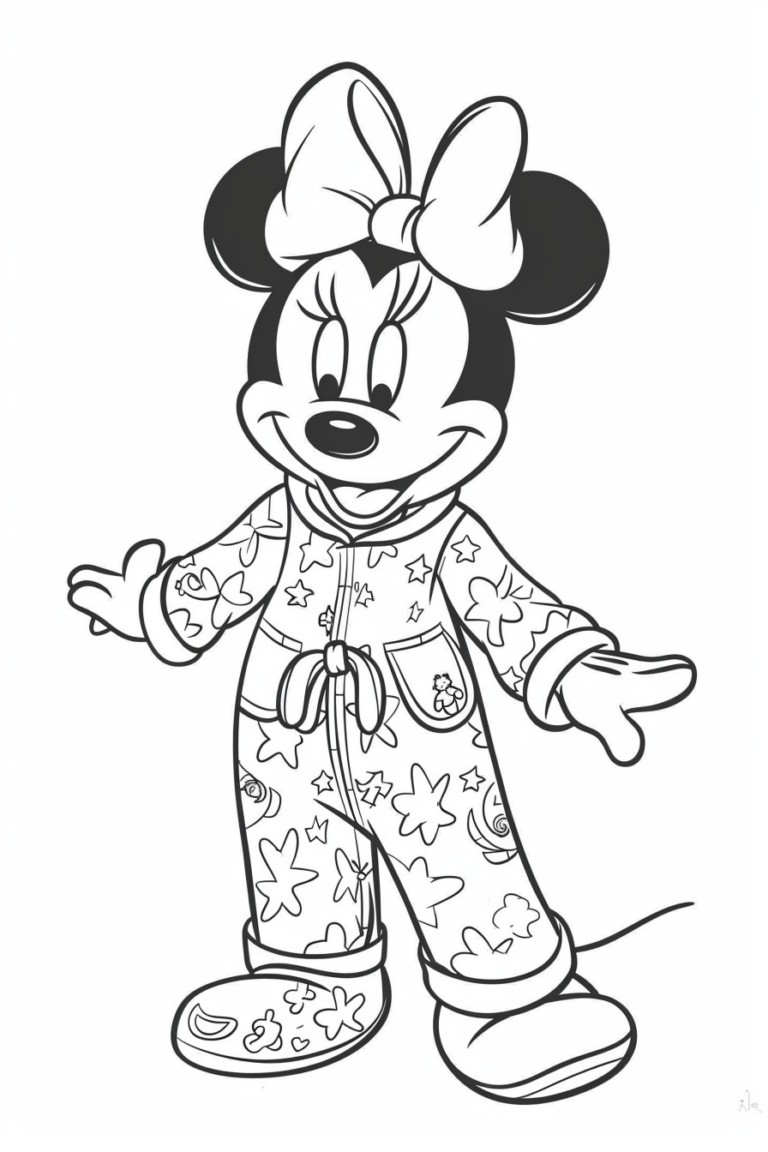 Disegni da Colorare Minnie : 33 immagini da stampare