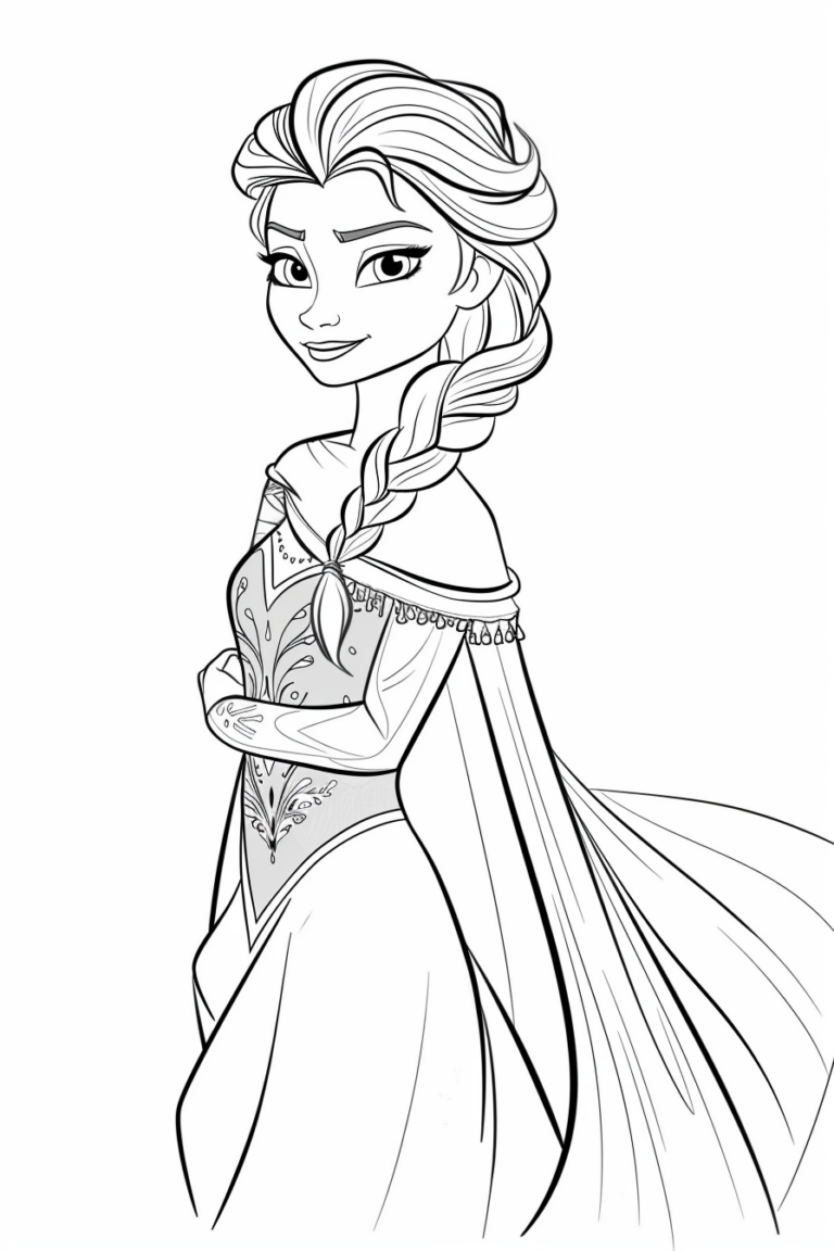 Principesse da colorare PDF : 35 immagini da stampare