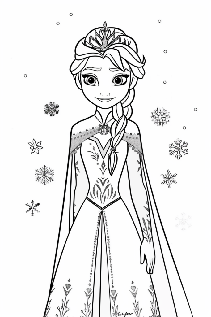 Principesse da colorare PDF : 35 immagini da stampare