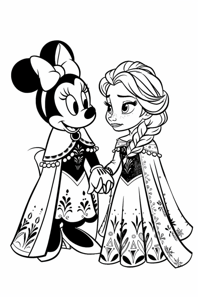 Disegni da Colorare Minnie : 33 immagini da stampare