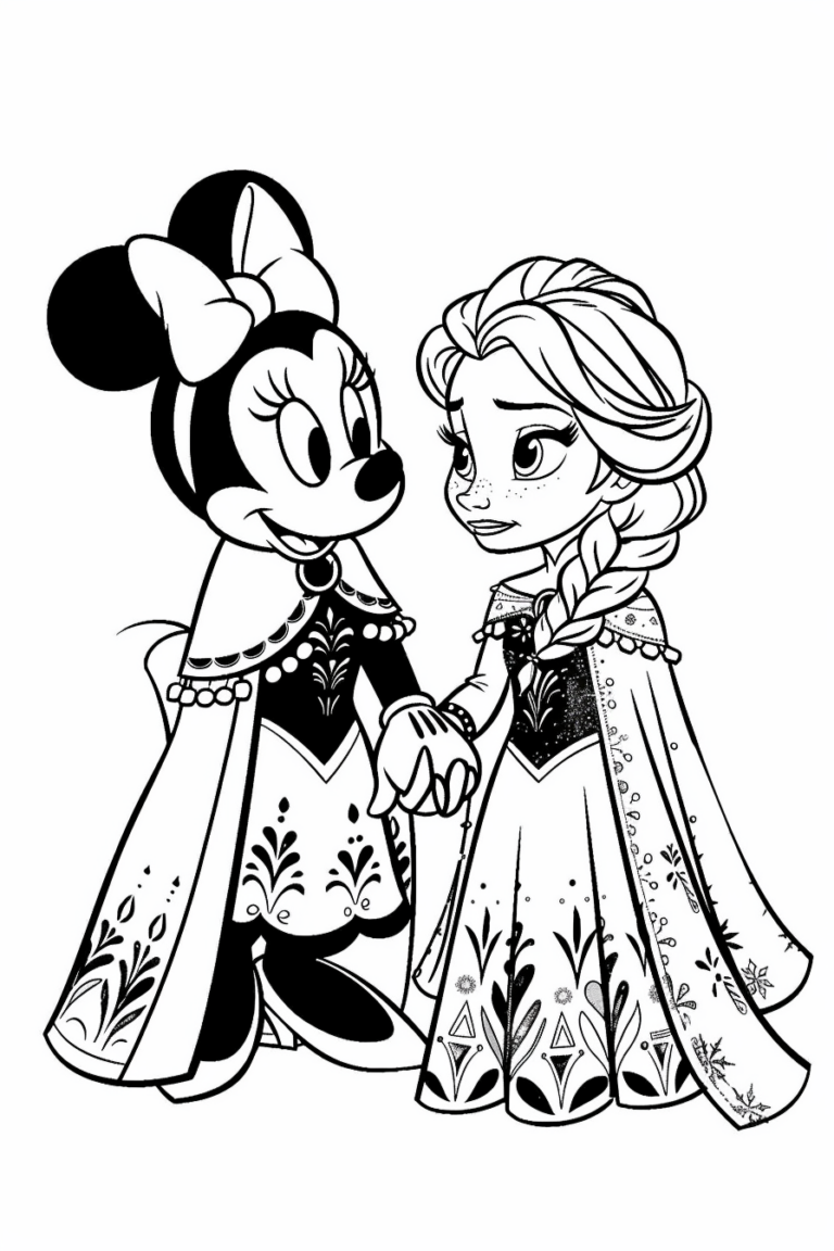 Disegni da Colorare Minnie : 33 immagini da stampare