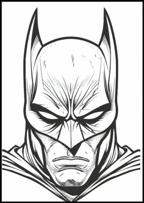 Disegni da Colorare Batman : 25 immagini da stampare