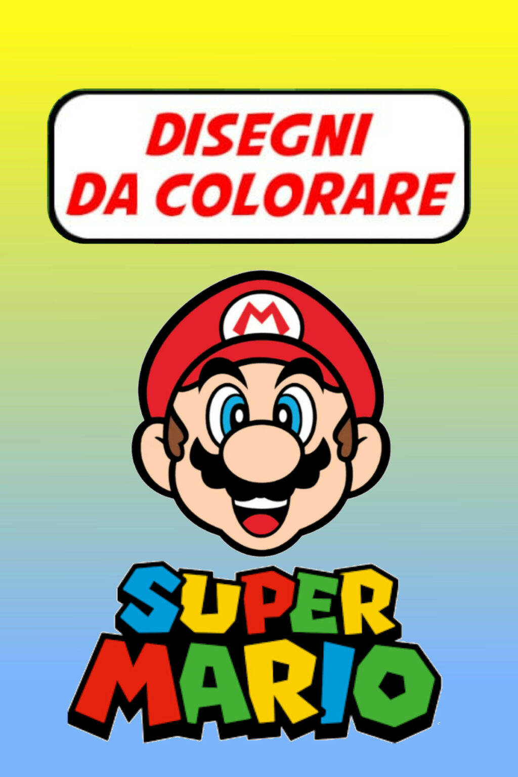 Super Mario da Colorare : 25 Disegni da Stampare (PDF)